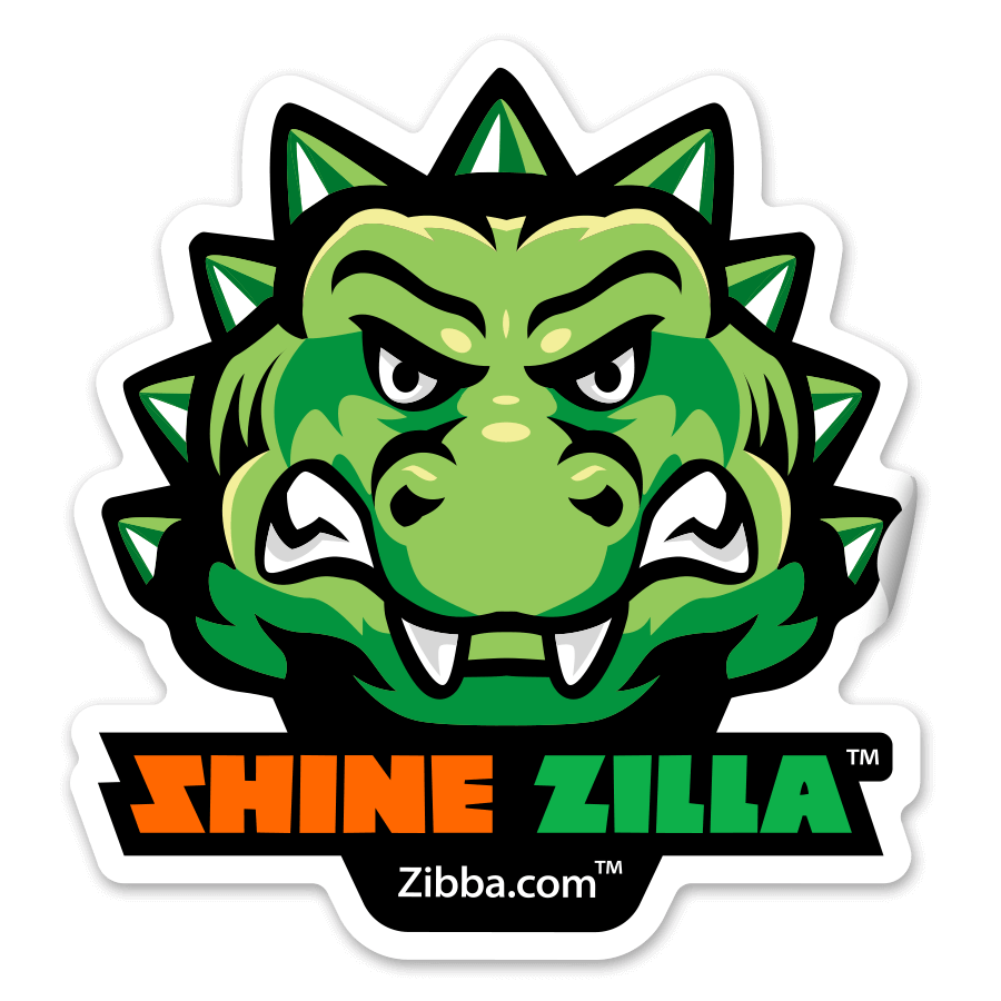 Shine Zilla - Head Sticker – Zibba
